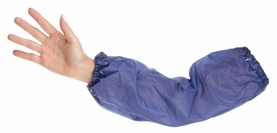 18 in Overall Lg, Sewn Seam, Chemical Resistant Sleeves - 34UJ70|UVB ...