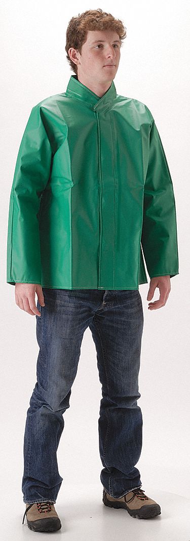 NASCO, Polyester, Snaps Closure, Chemical Splash Jacket - 34WK68|52JGL ...