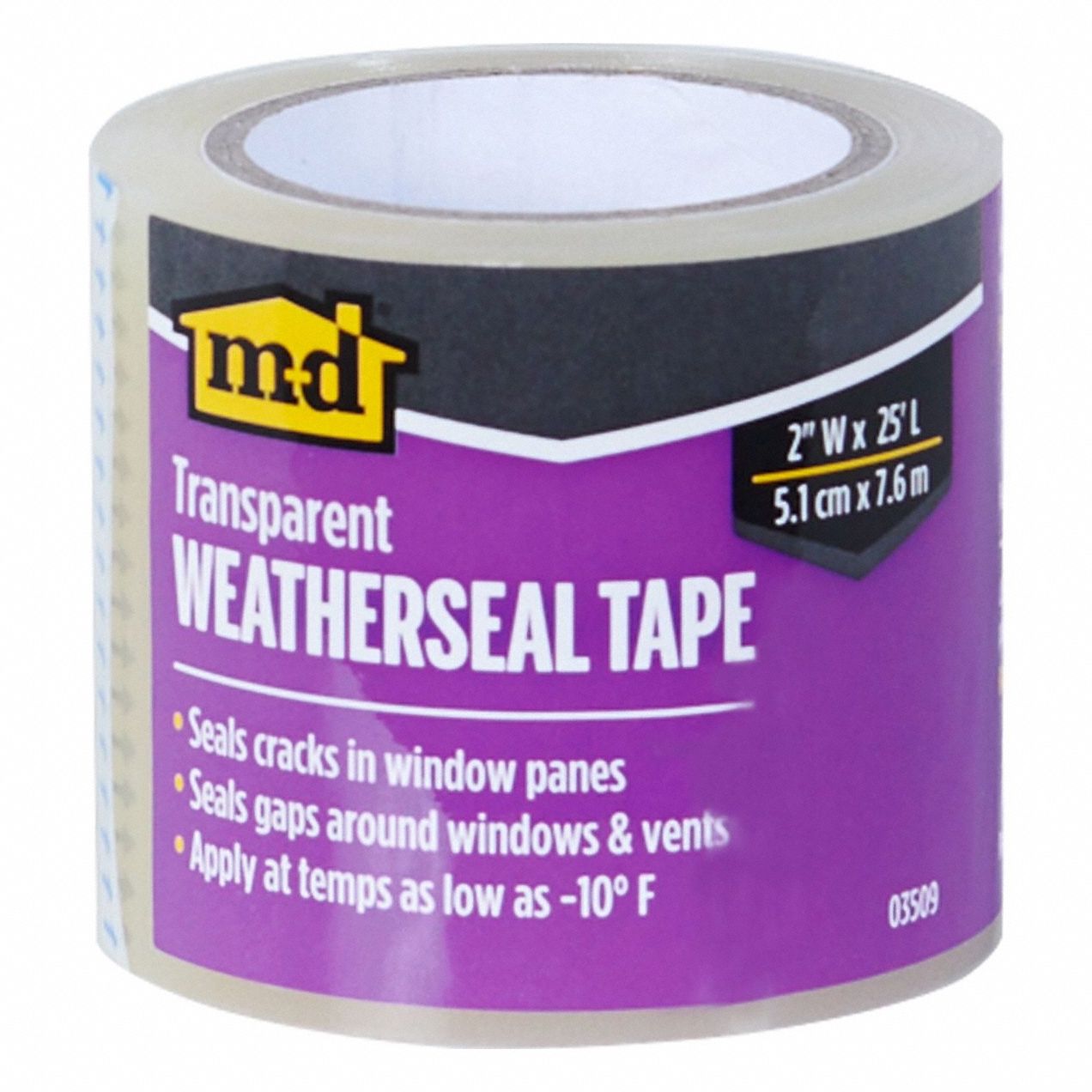 M-D BUILDING PRODUCTS, 25 ft Overall Lg, 2 in Overall Wd, Window ...