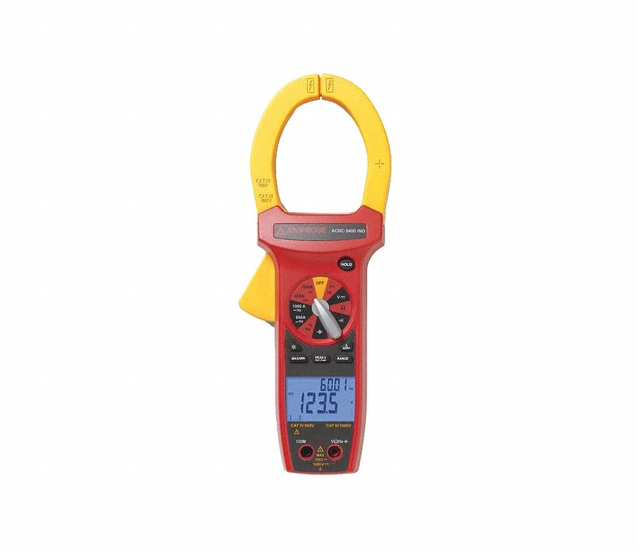 AMPROBE Multímetro de Gancho 1000A 750V Tenaza 2" (51mm) - Multímetros ...