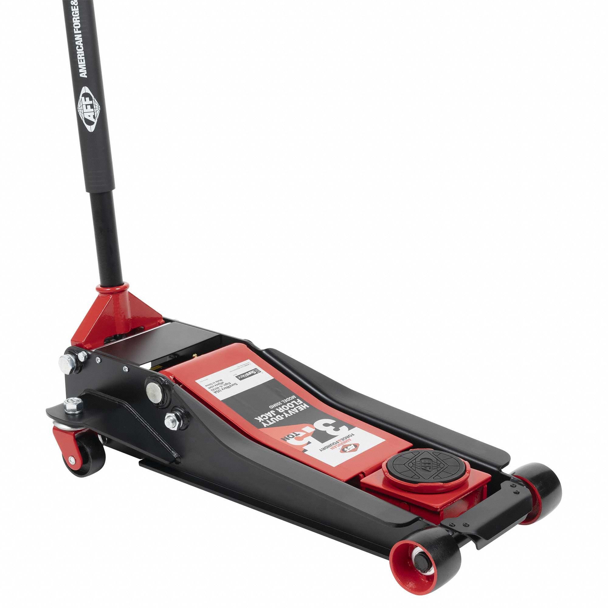 AMERICAN FORGE & FOUNDRY, Steel, Hydraulic Floor Jack, Auto Jacks ...