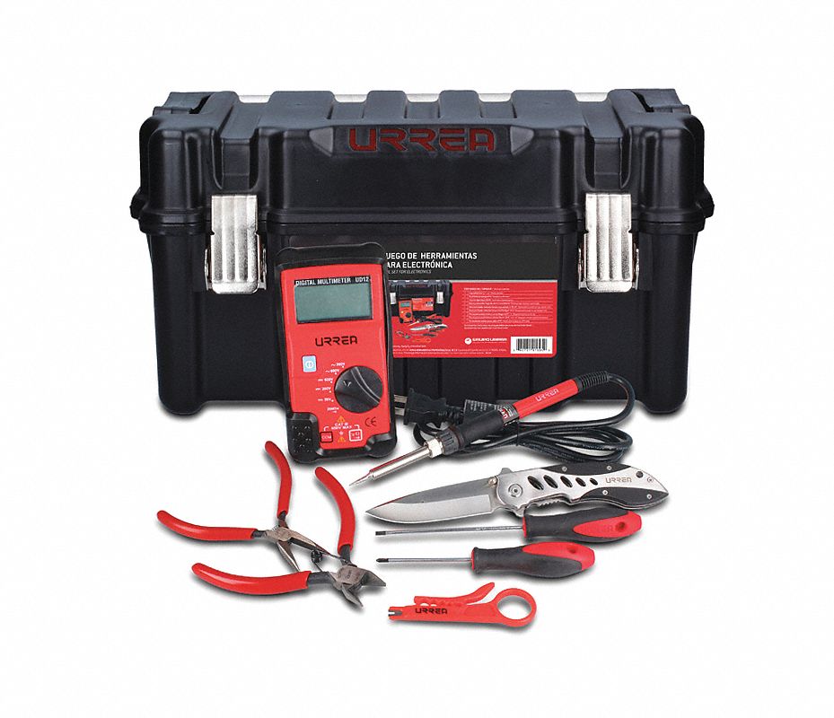 URREA Kit de Herramientas para Electricista marca URREA, Número de ... URREA Kit de Herramientas para Electricista marca URREA, Número de ...