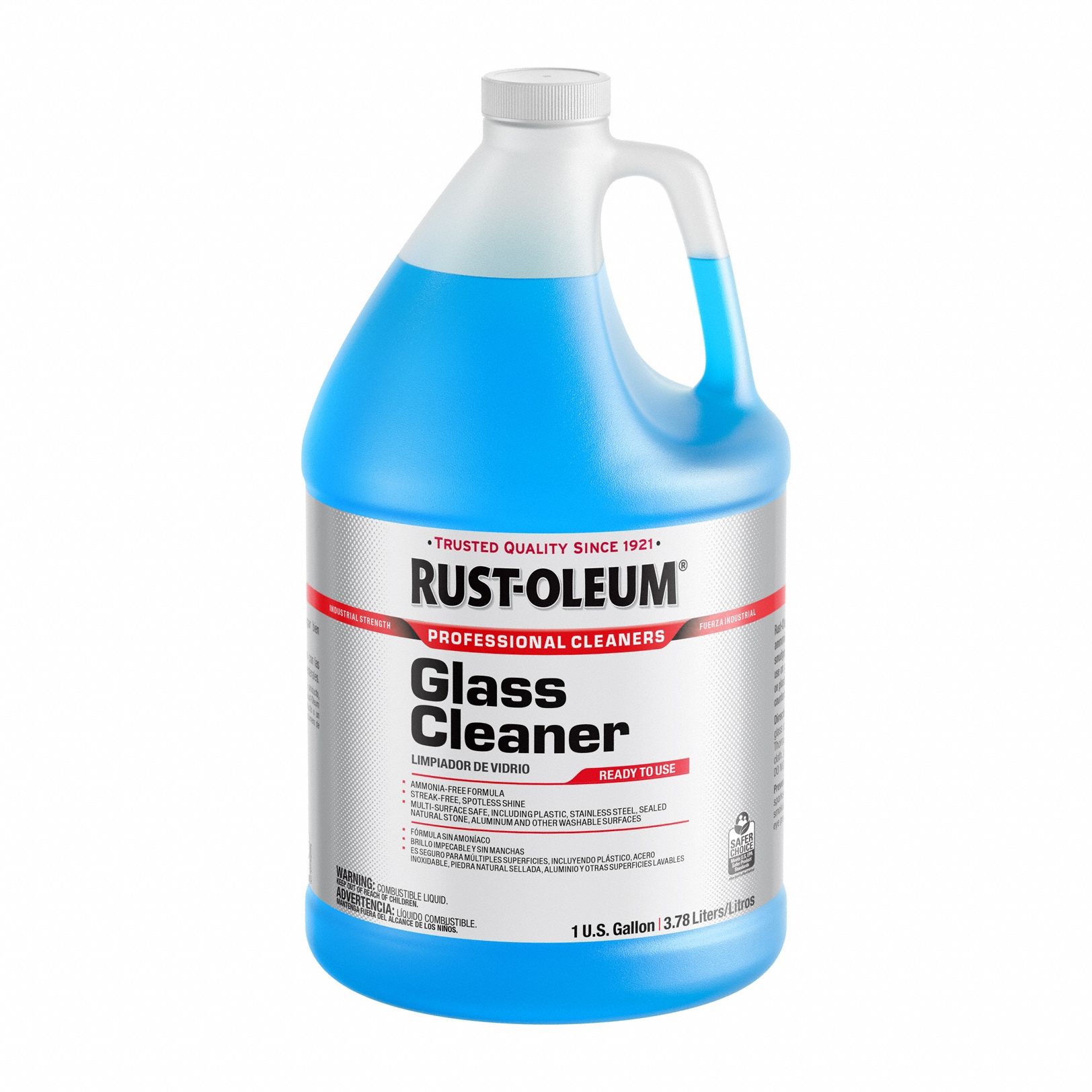 RUST-OLEUM PROFESSIONAL CLEANERS, Liquid, Bottle, Glass Cleaner ...