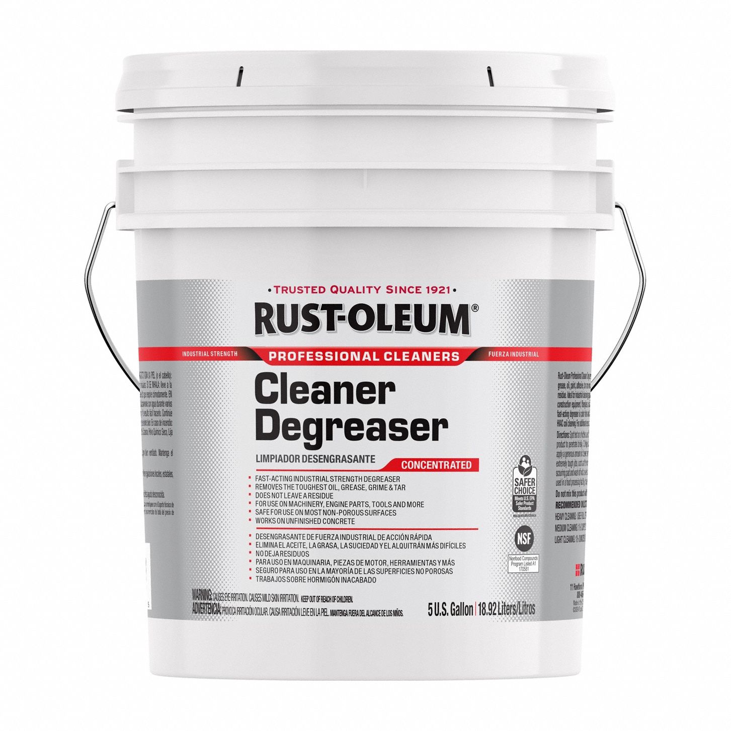 RUST-OLEUM PROFESSIONAL CLEANERS, Water Based, Pail, Cleaner Degreaser ...