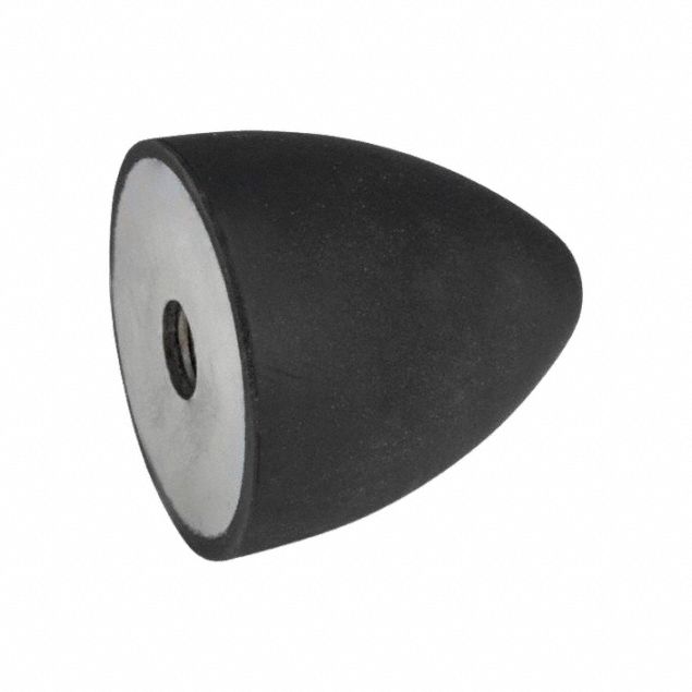 JW WINCO, Conical, Natural Rubber, Vibration-Isolating Mount - 802C44 ...