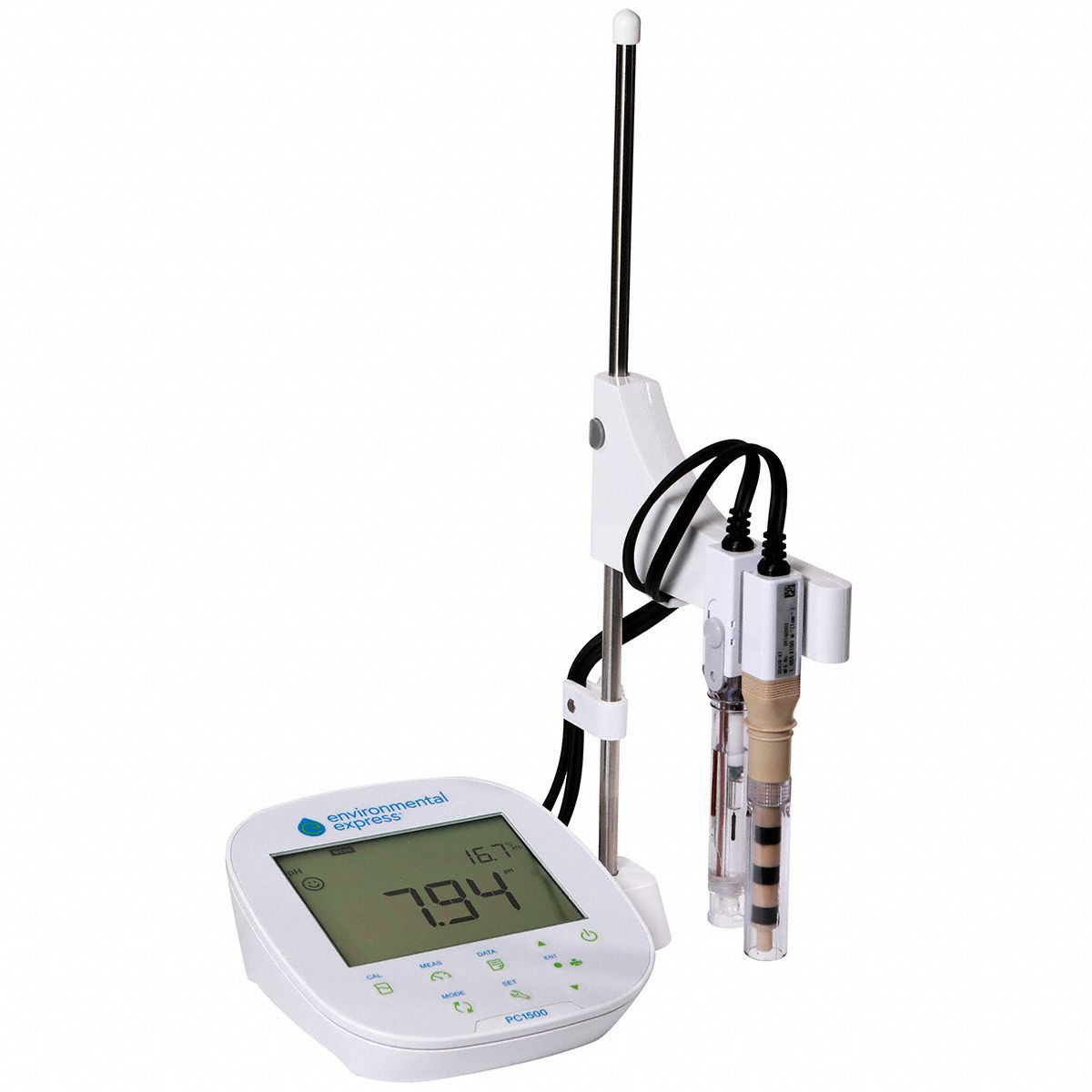 ENVIRONMENTAL EXPRESS, -2 pH to 16 pH, -2,000 mV to 2,000 mV, Benchtop ...