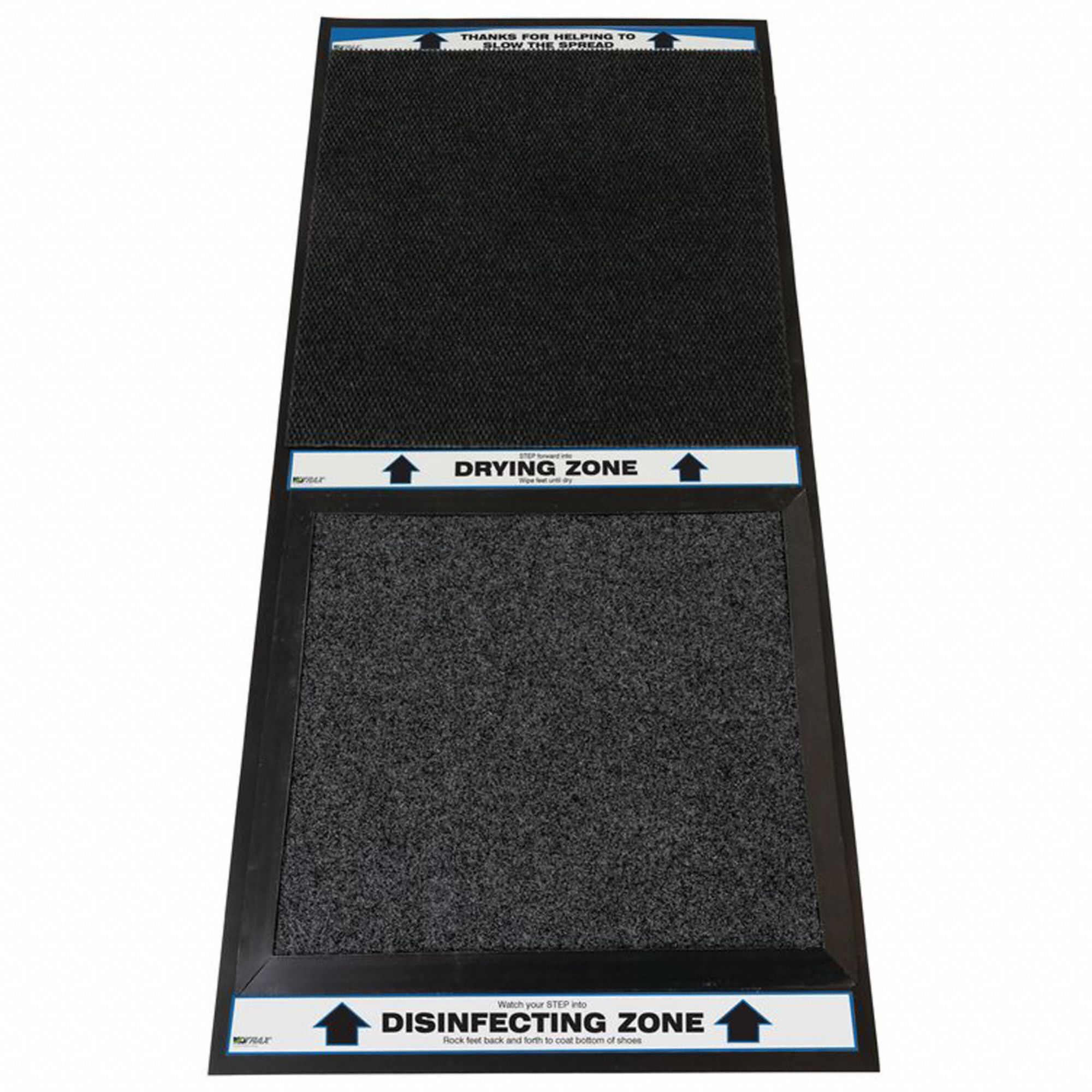 Complete Systems, 25.5 in x 52.5 in, Two-Zone Sanitizing Mat - 60HX36 ...