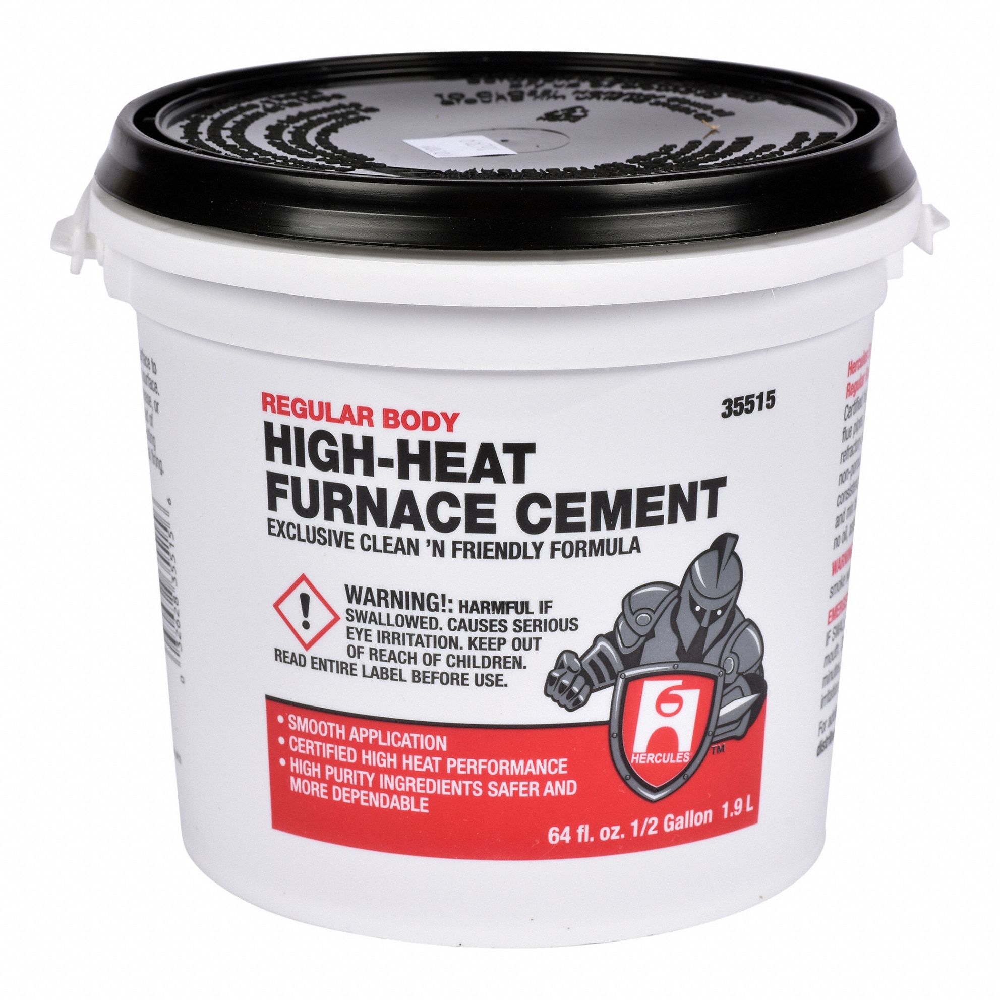 HERCULES, 2 qt Size, Tan, Furnace Cement - 39AT60|35515 - Grainger