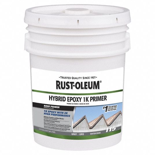 RUST-OLEUM, Silicone Roof Coatings, Water-Based Epoxy Amine Adduct ...