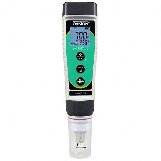 OAKTON, 0 pH to 14 pH, +/-0.01 pH, Pocket pH Tester - 9CYL2|WD-35634-14 ...