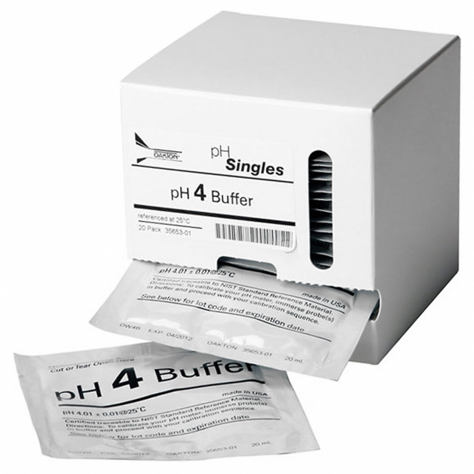 ACS, 20 mL, Buffer - pH 4.01 - 9DH94|35653-01 - Grainger