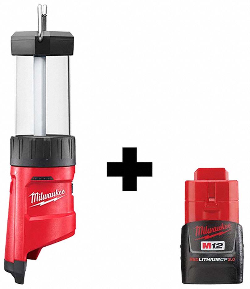 MILWAUKEE, M12™ REDLITHIUM™, Battery Included, Cordless Work Light ...