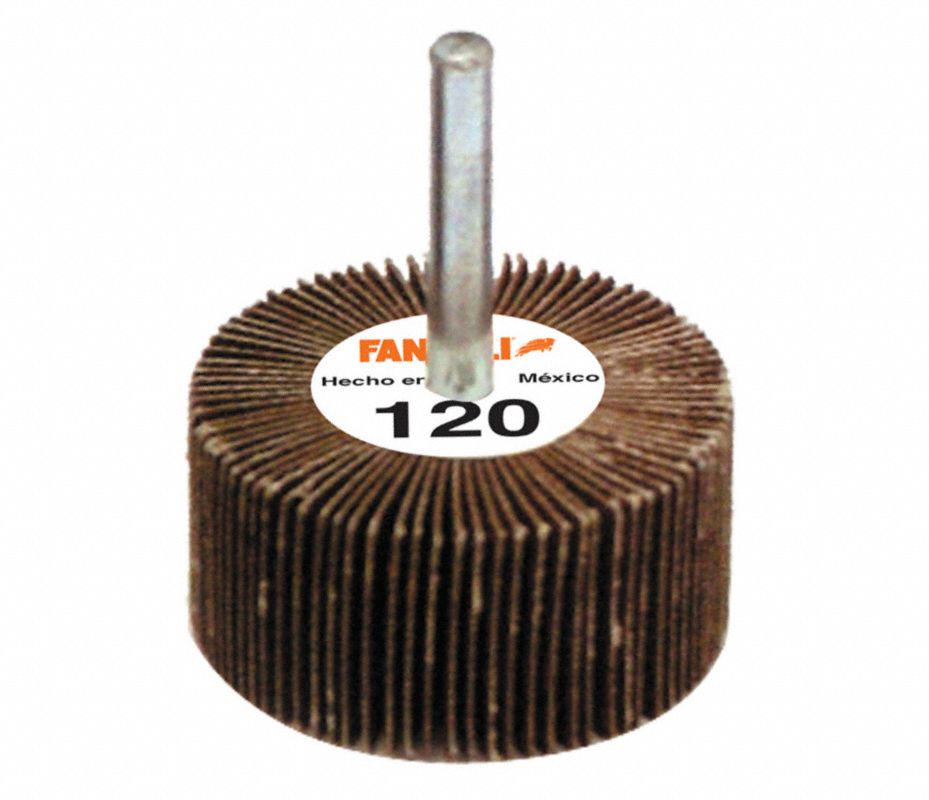 FANDELI Rueda Laminada con Vástago de 1/4" , 1" de Diámetro , Recubierto de Óxido de Aluminio ...