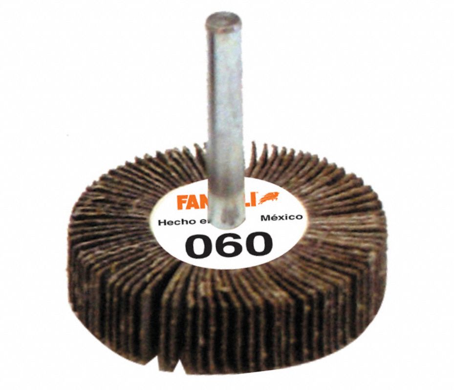 FANDELI Rueda Laminada con Vástago de 1/4" , 3" de Diámetro ...