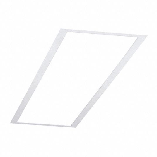 HUBBELL LIGHTING - COLUMBIA, 4 ft Lg, 1 ft Wd, Edge Lit LED Flat Panel ...