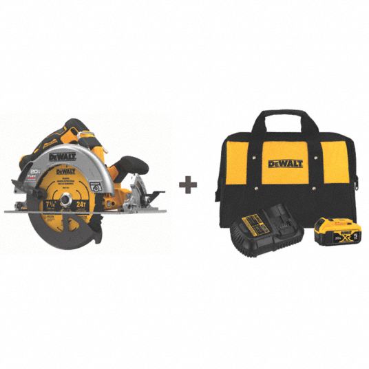 DEWALT, 7 1/4 in Blade Dia., Right, Circular Saw - 359WF0|DCS573B ...