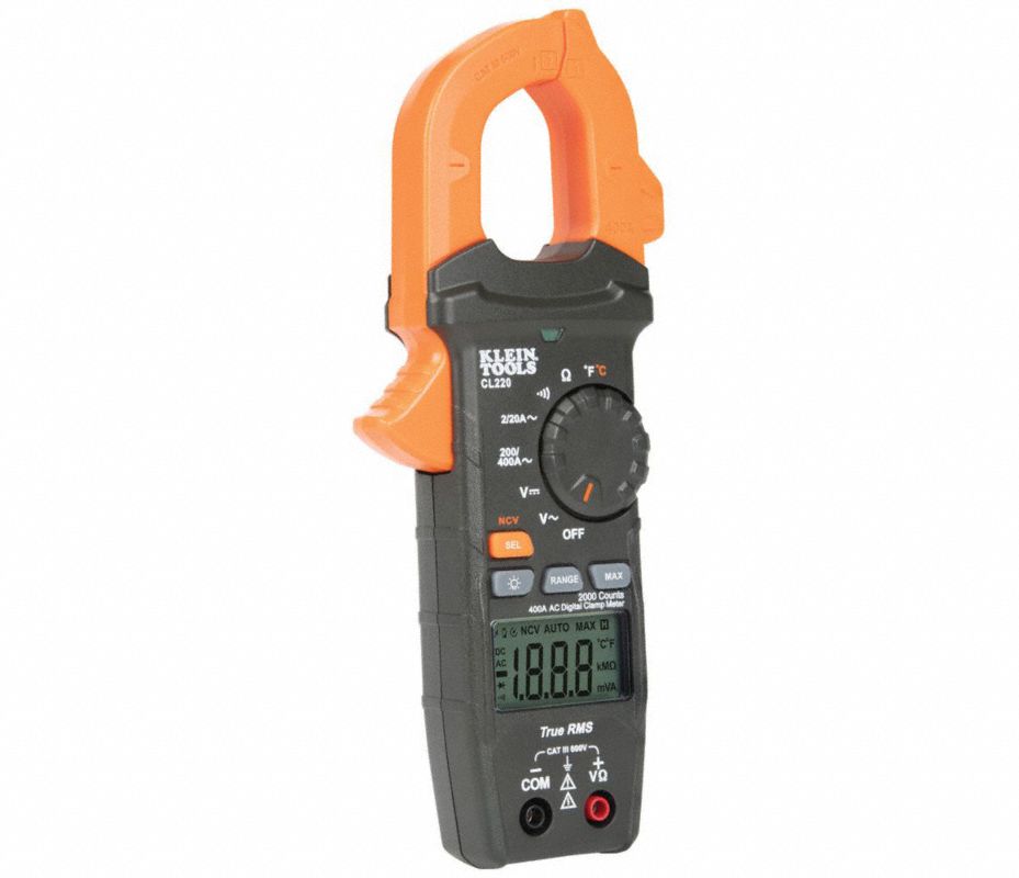 KLEIN TOOLS Multímetro de Gancho 400A 600V Pinza 1-1/8" - 359ZE4 ...