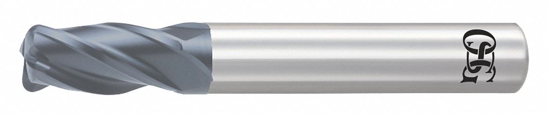 OSG, Carbide, WXL Coated, Corner Radius End Mill - 35AK64|36700211 ...