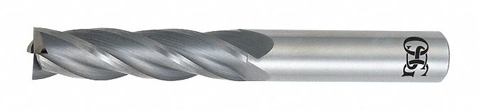 OSG SQUARE END MILL, CENTRE CUTTING, 4 FLUTES, 6MM MILLING DIAMETER ...