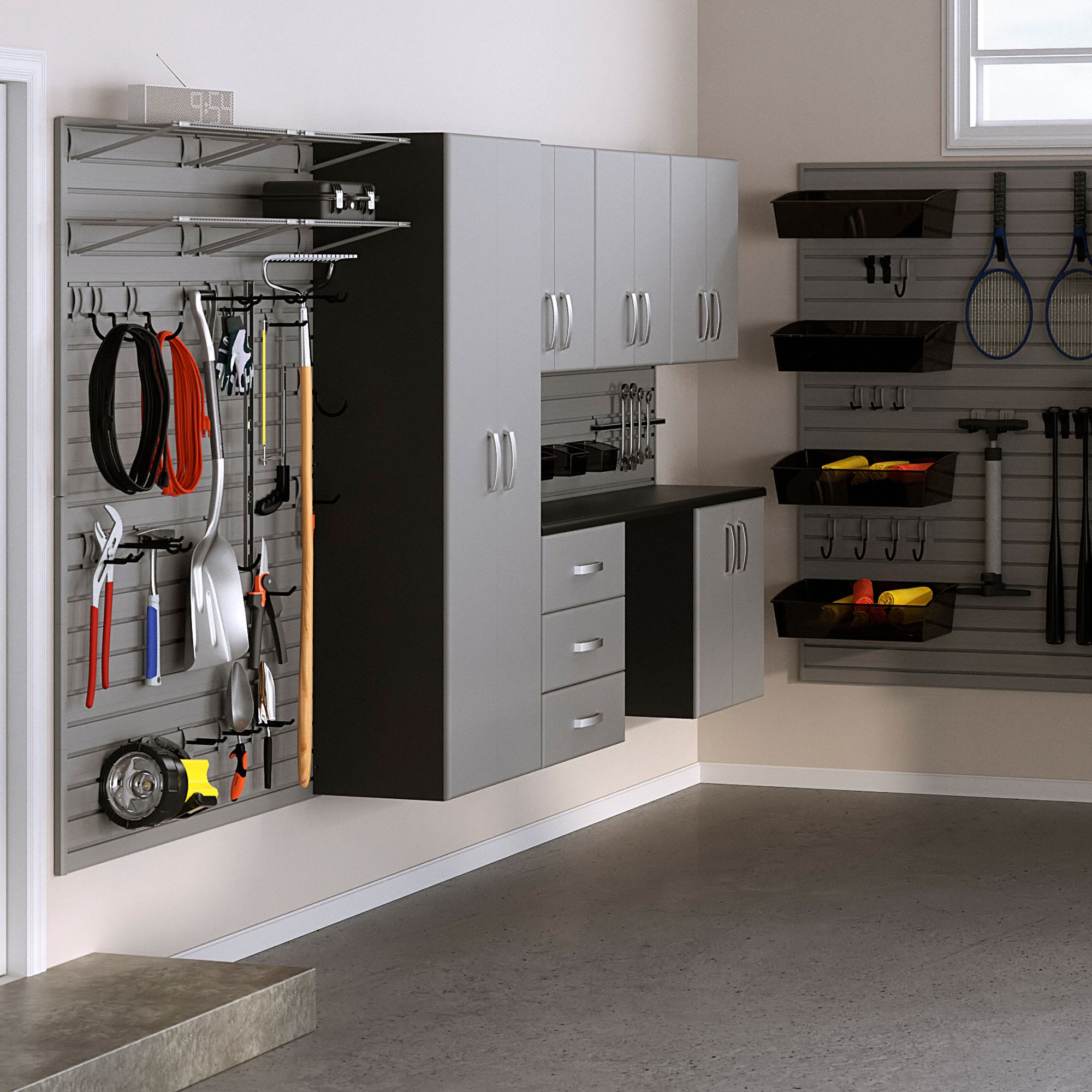 FLOW WALL Slatwall Double Hook: 2 1/2 in x 8 1/2 in x 4 in, 40 lb Load ...