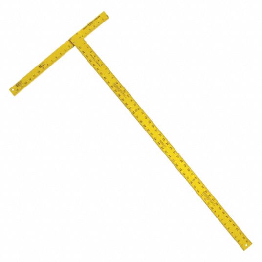 KRAFT TOOL, 2 in, 49 1/2 in x 1 1/2 in, T-Square - 35EM51|DW225 - Grainger