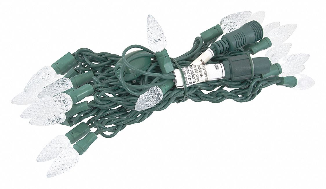 Strawberry Shape, 12 1/2 ft Lg, LED String Lights - 35FV59|35FV59 ...