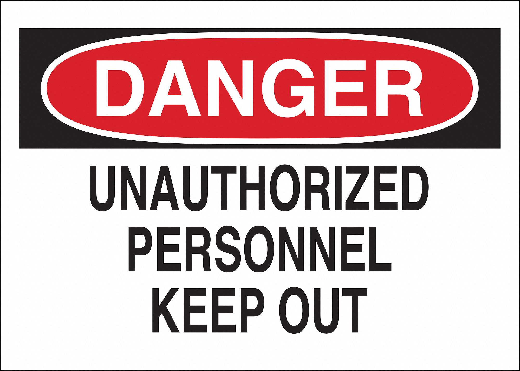 Plastic, Danger Sign, Danger, 14 in Width, 10 in Height, English - Grainger