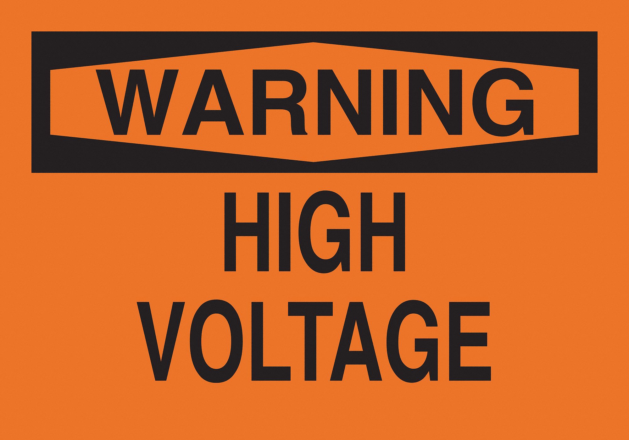 Aluminum, Mounting Holes Sign Mounting, Warning Sign - 35FX21|35FX21 ...