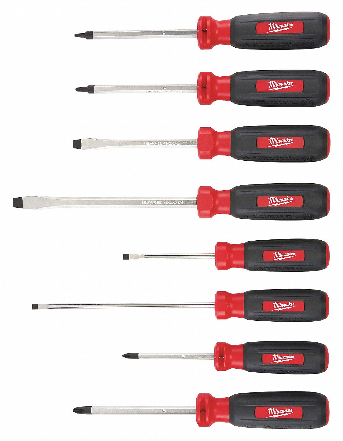 Screwdriver Set, Assorted, Number of Pieces 8 - Grainger