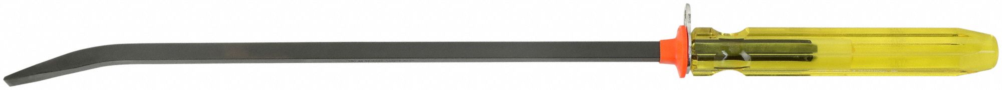 PROTO Tethered Pry Bar: Chisel End, 32 in Overall Lg, 1 1/4 in Bar Wd ...