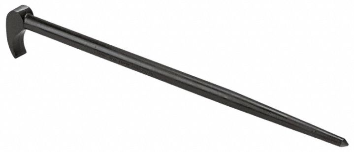 Claw End, 12 in Overall Lg, Tethered Aligning Pry Bar - 35GR52|J2126-TT ...