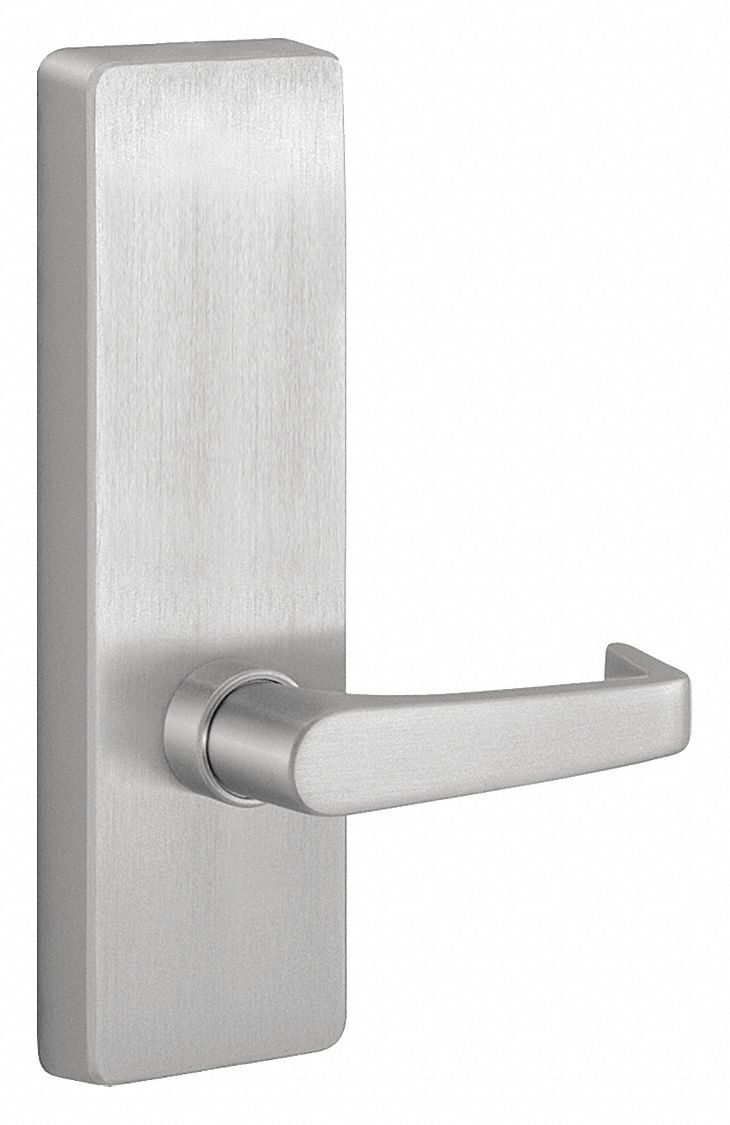 PRECISION, 48 in Max Door Wd, Stainless Steel, Mechanical Exit Device ...