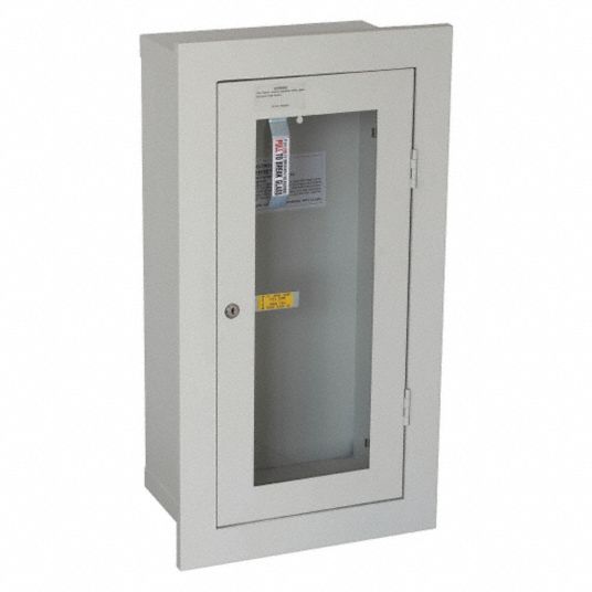 For 20 lb Tank Capacity, Cabinet, Fire Extinguisher Cabinet - 35GX47 ...