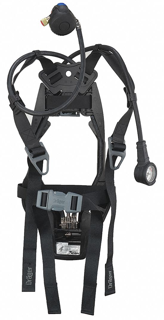 DRAEGER Compressed Air Breathing Apparatus, Includes Backplate, LDV ...