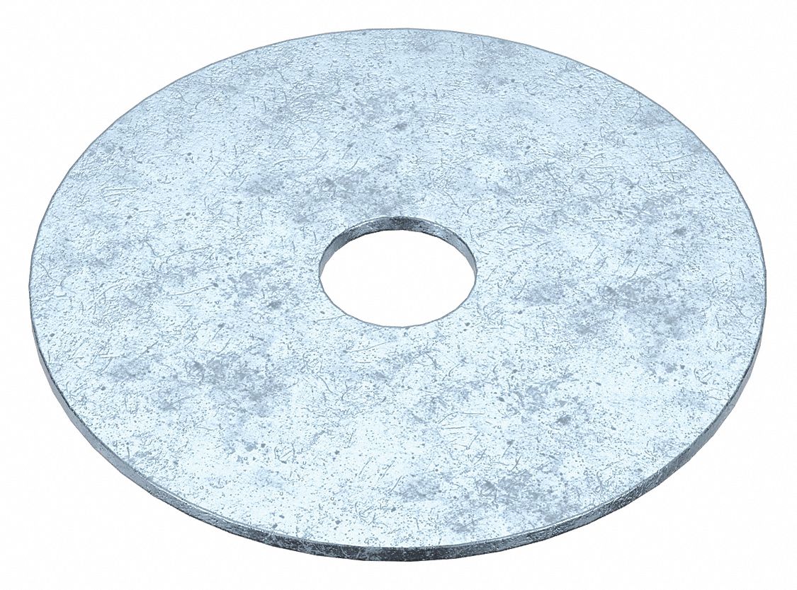 Case Hardened, Zinc Plated, Large O.D. Oversized Washer - 35HV81|U38210 ...