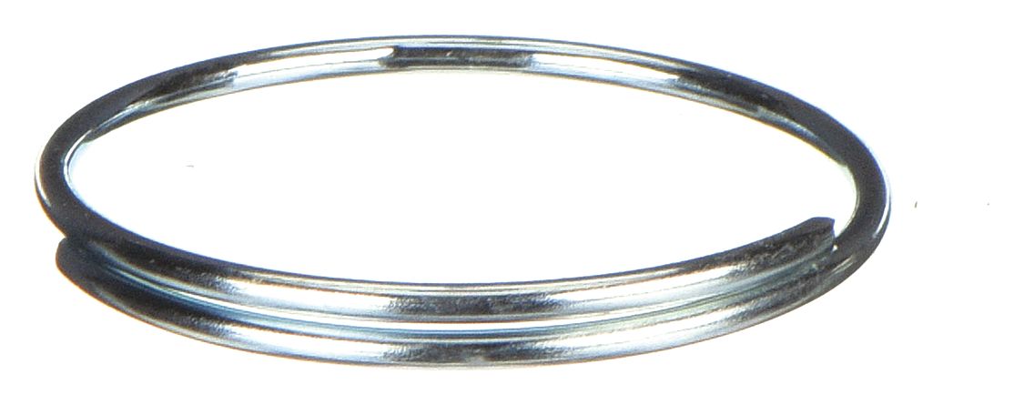 1 in Key Ring Dia, Steel, Split Key Ring - 35HW46|7591000 - Grainger