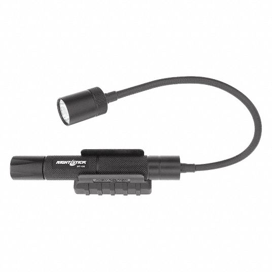 Penlight, Aluminum, Maximum Lumens Output: 140, Black, 15.59 in - Grainger