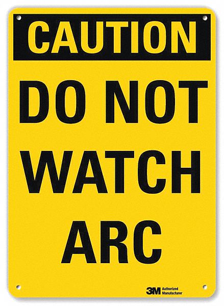 Aluminum, Mounting Holes Sign Mounting, Caution Sign - 35JM24|U4-1211 ...