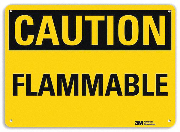 Plastic, Mounting Holes Sign Mounting, Caution Sign - 44TY04|U4-1310-NP ...