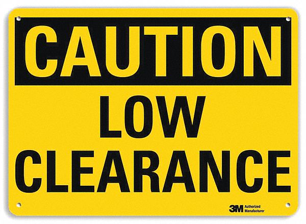 Aluminum, Mounting Holes Sign Mounting, Caution Sign - 462N40|U4-1512 ...