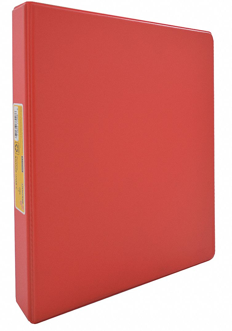 1 in Ring Size, Round, Ring Binder - 35KH01|7510-00-409-8647 - Grainger