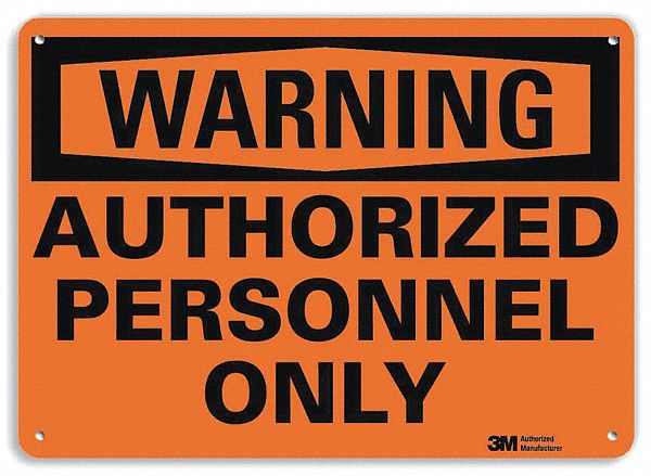 LYLE ADMITTANCE SIGN,RECYCLED ALUMINUM,7 IN H - Safety, Facility and ...