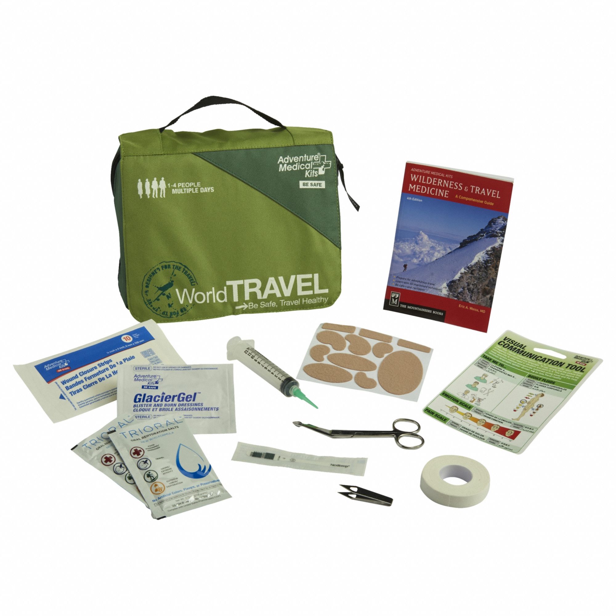 ADVENTURE MEDICAL, Gen Purpose, 4 People Served, First Aid Kit and ...