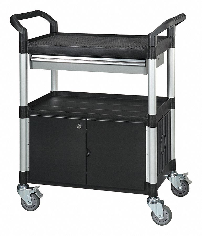 Enclosed, 400 lb Max Load Capacity, Enclosed Cart - 35KT34|35KT34 ...