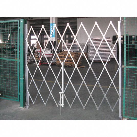 Swivel, 9 ft Max Expanded Wd, Folding Gate - 35LF19|35LF19 - Grainger