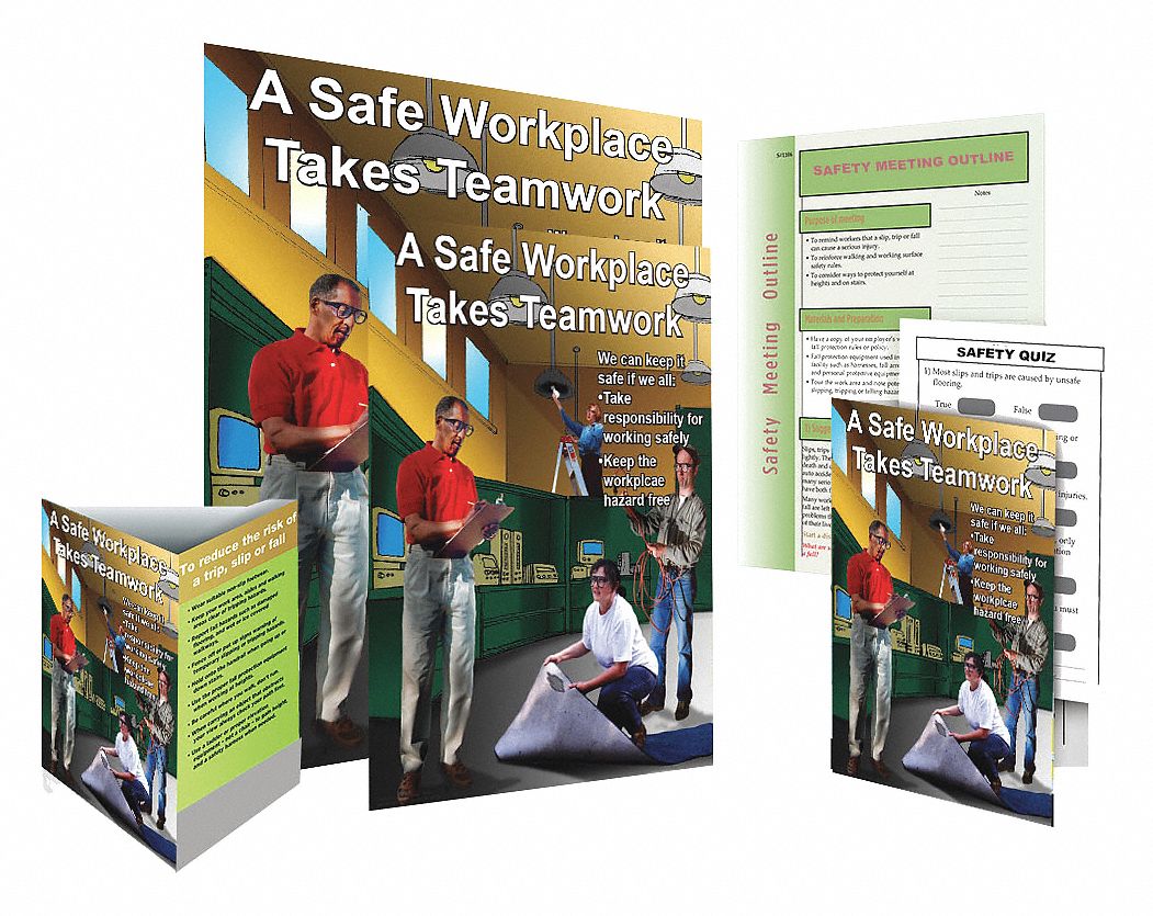 SAFETYPOSTER.COM, A Safe Workplace Takes Teamwork, English, Safe System ...