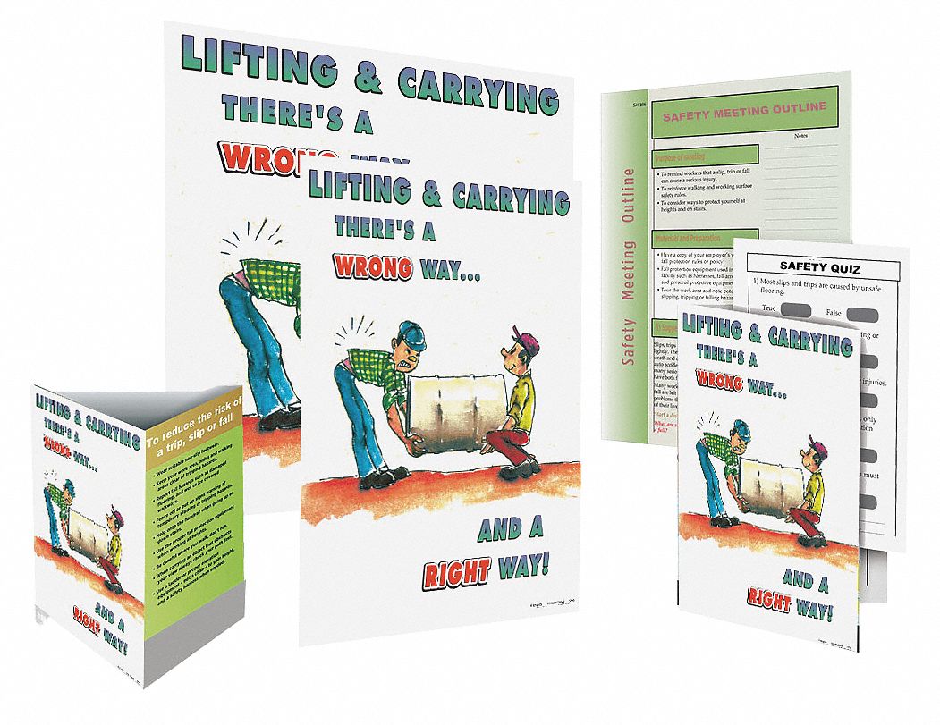 SAFETYPOSTER.COM, Lifting and Carrying There's a Wrong Way and a Right ...