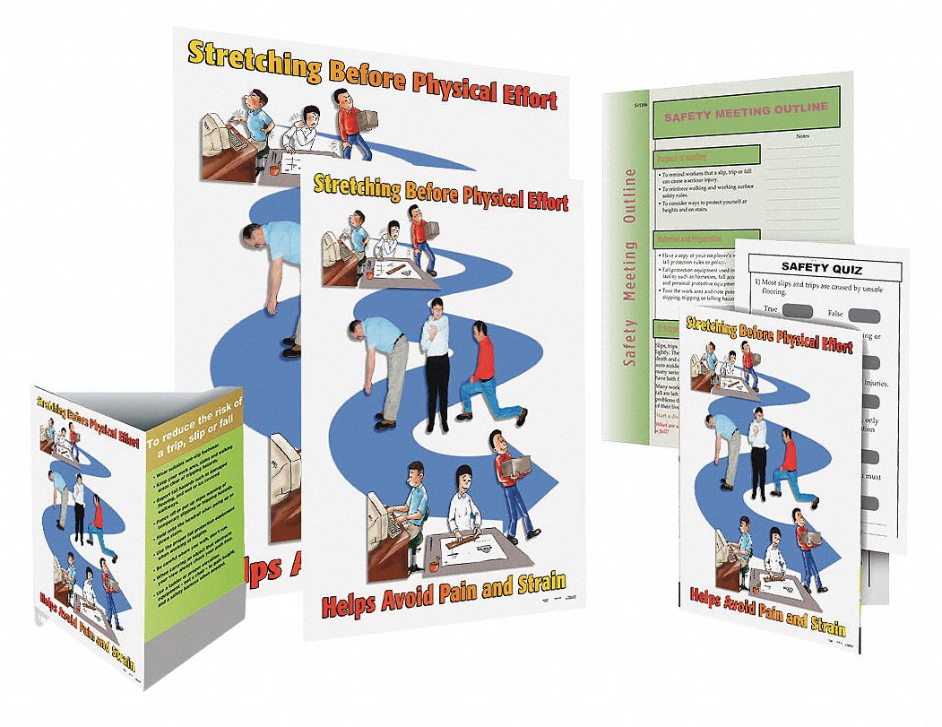 SAFETYPOSTER.COM, Stretching Before Physical Effort Helps Avoid Pain ...