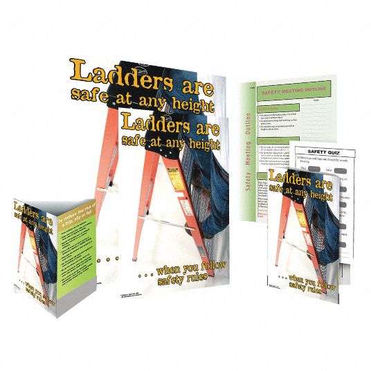 SAFETYPOSTER.COM, Ladders are Safe at Any Ht When You Follow Safety ...