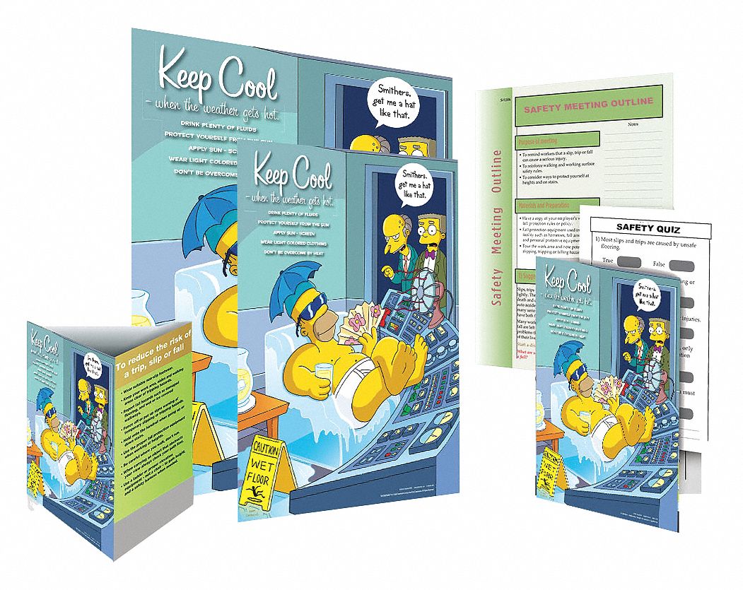 SAFETYPOSTER.COM Simpsons Safe System Kit, English, 1 EA - 35LL80|S1103 ...